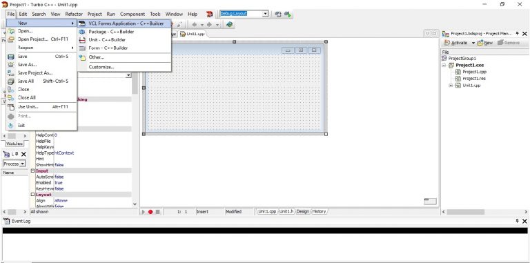 Builder — VCL Forms Application — C++